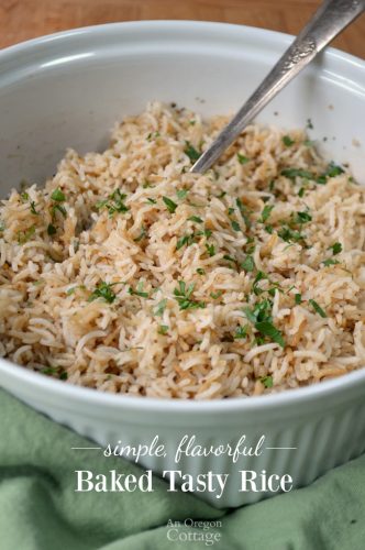 Simple & Delicious: Grandma's Baked Tasty Rice Recipe - An Oregon Cottage