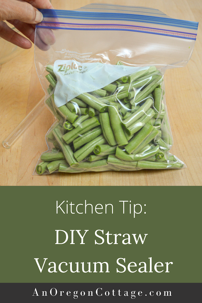 DIY Straw Vacuum Sealer - An Oregon Cottage