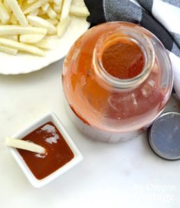 Quick Honey Sweetened Homemade Ketchup Recipe - An Oregon Cottage
