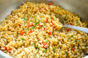 Easy Vegetable Barley Pilaf Recipe - An Oregon Cottage