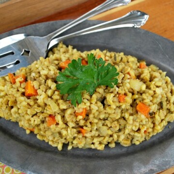 Easy Vegetable Barley Pilaf Recipe - An Oregon Cottage