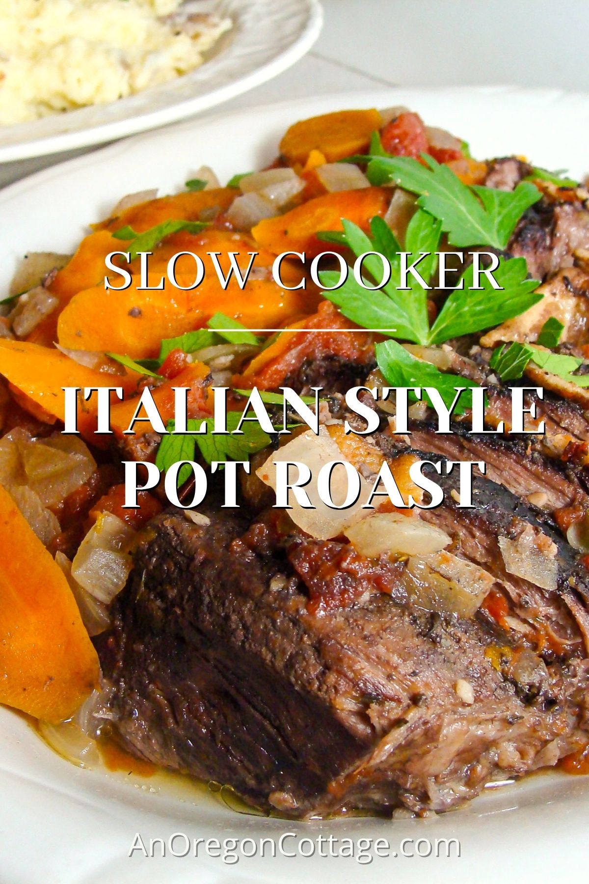 Slow Cooker Italian Style Pot Roast - An Oregon Cottage