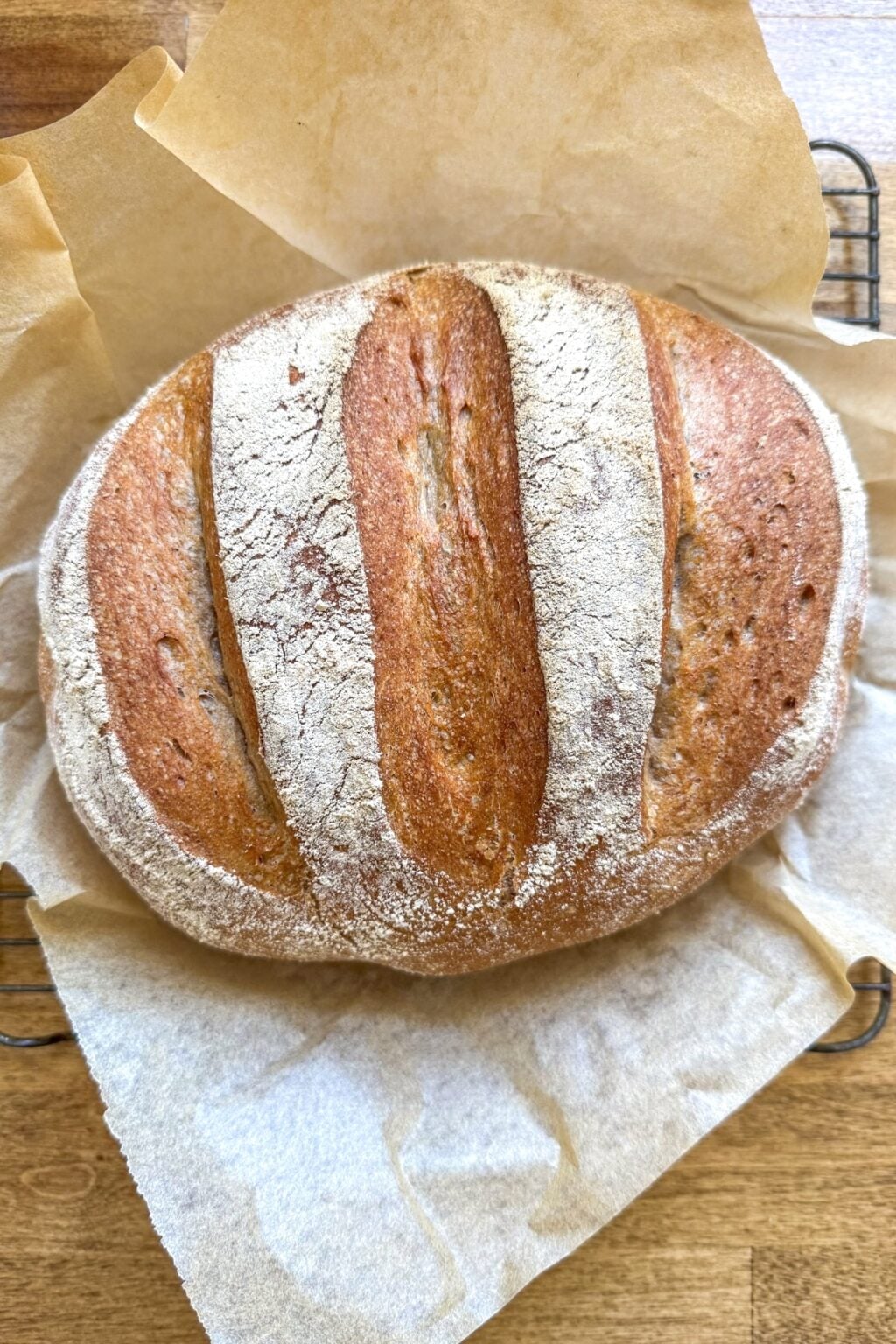 Easy Sourdough Artisan Bread Recipe (Ready in 1 Day) - An Oregon Cottage