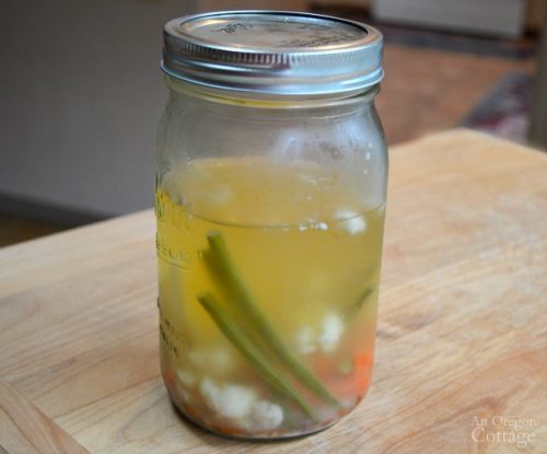 Easiest Fermented Pickled Vegetables Ever - An Oregon Cottage