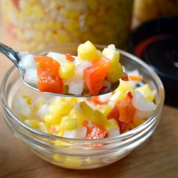 5-Minute Foolproof Fermented Corn Relish Recipe - An Oregon Cottage
