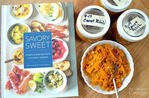 Hot & Sweet Carrot Relish Freezer Preserves - An Oregon Cottage