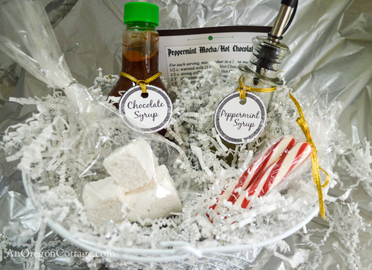 Easy Homemade Peppermint Mochas (+ Gift Basket Idea & Lower Sugar ...