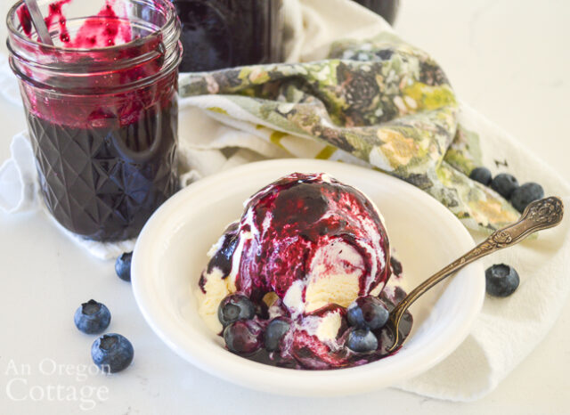 Easy Blueberry Syrup Recipe - Maple Sweetened to Can or Freeze - An ...