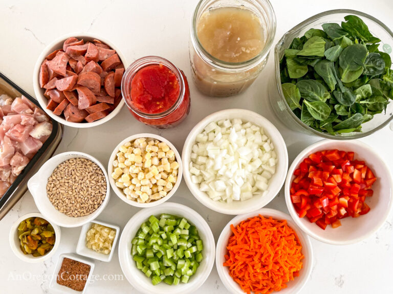 Cajun Chicken Barley Vegetable Soup (Easy & Healthy) - An Oregon Cottage