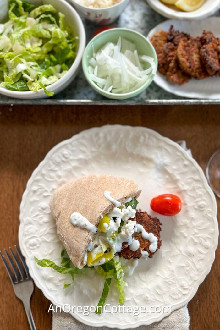 Mediterranean Pita Tuna Patties Board (Quick & Easy Meal Idea) - An ...