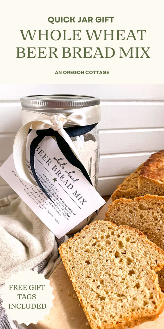 Whole Wheat Beer Bread Mix - Quick Inexpensive Jar Gift (With or ...