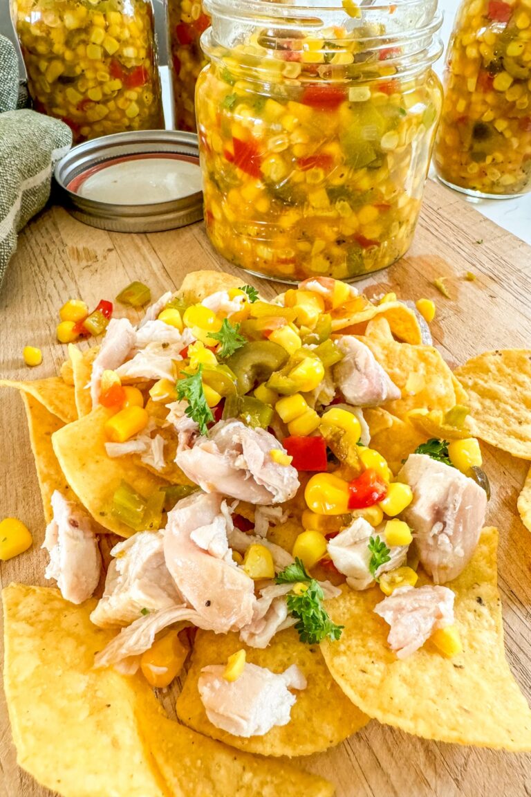 Spicy Corn Relish Recipe with Olives (Water Bath Can) - An Oregon Cottage