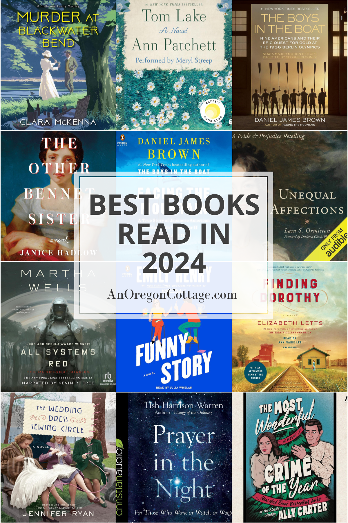 Best Books Read In 2024 - An Oregon Cottage