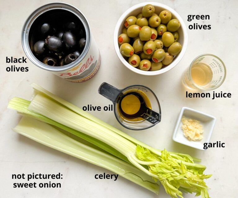 Simple & Flavorful Olive Salad Recipe - An Oregon Cottage