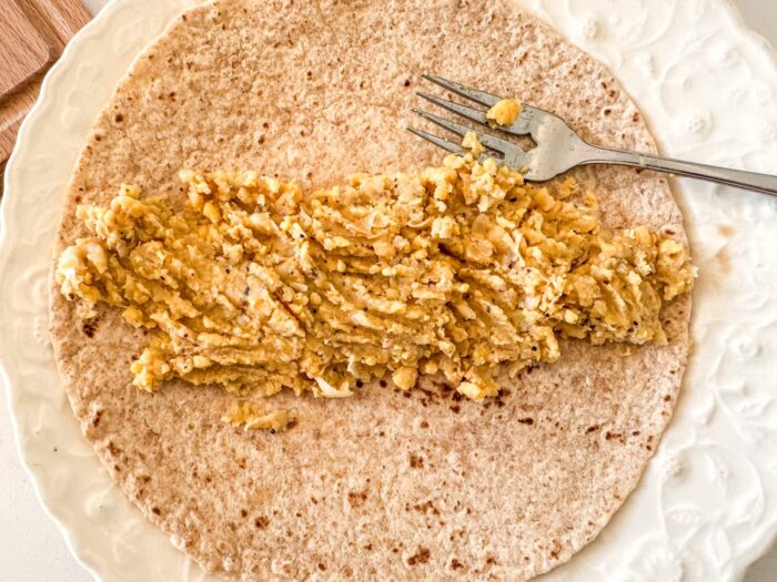10 Minute Chickpea Wraps - A Pantry Recipe - An Oregon Cottage