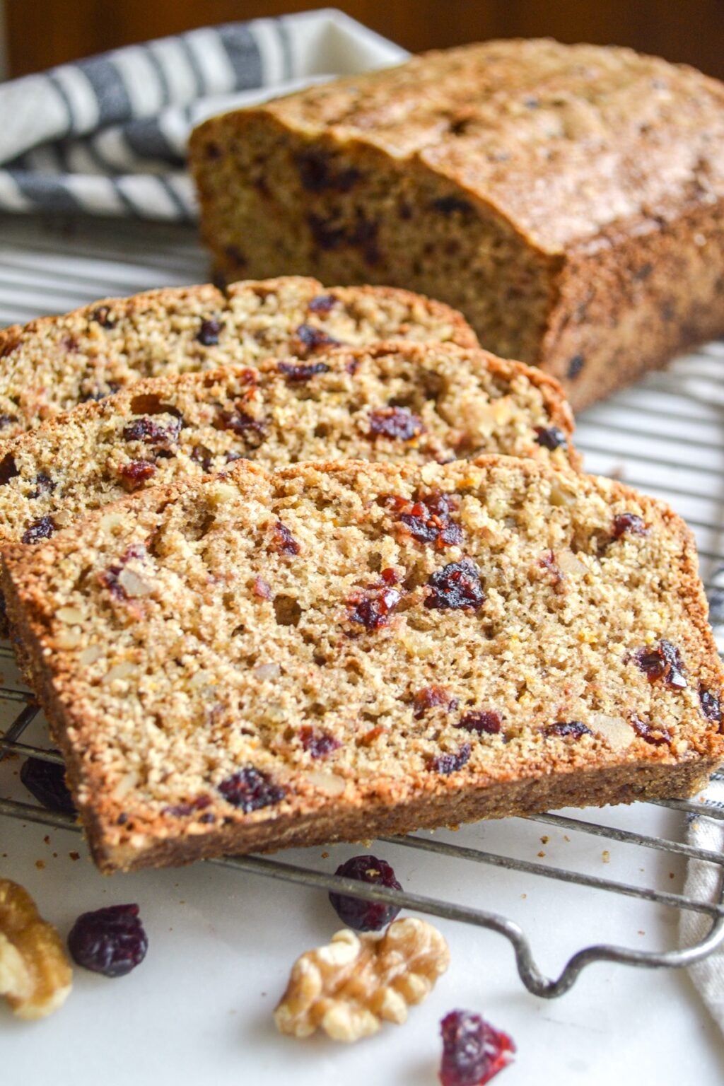 Easy Cranberry Bread Recipe (100% Whole Wheat) - An Oregon Cottage
